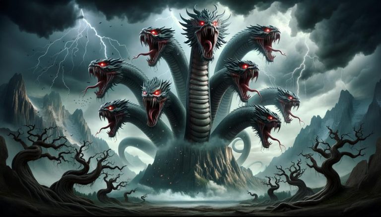 Yamatanoorochi EightHeaded Serpent - Mythology Vault